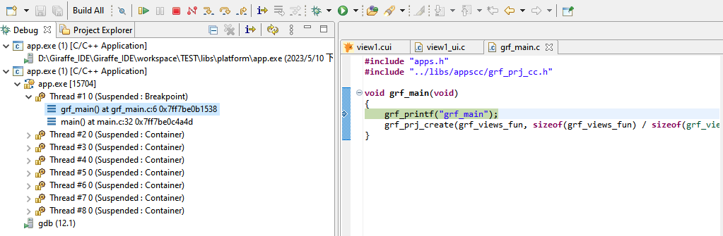 Giraffe Ide Operation Manual Giraffe Document