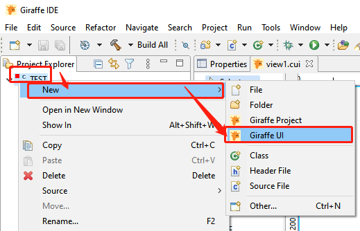 Giraffe IDE Operation Manual | Giraffe Document